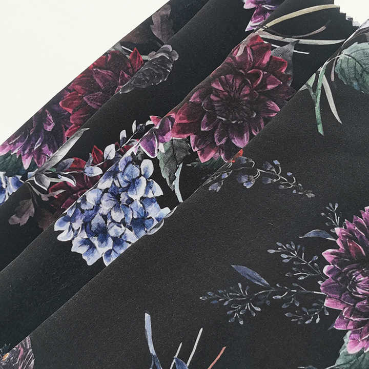 Hot Selling Customizable New 100 Polyester Printed Breathable Crepe ...