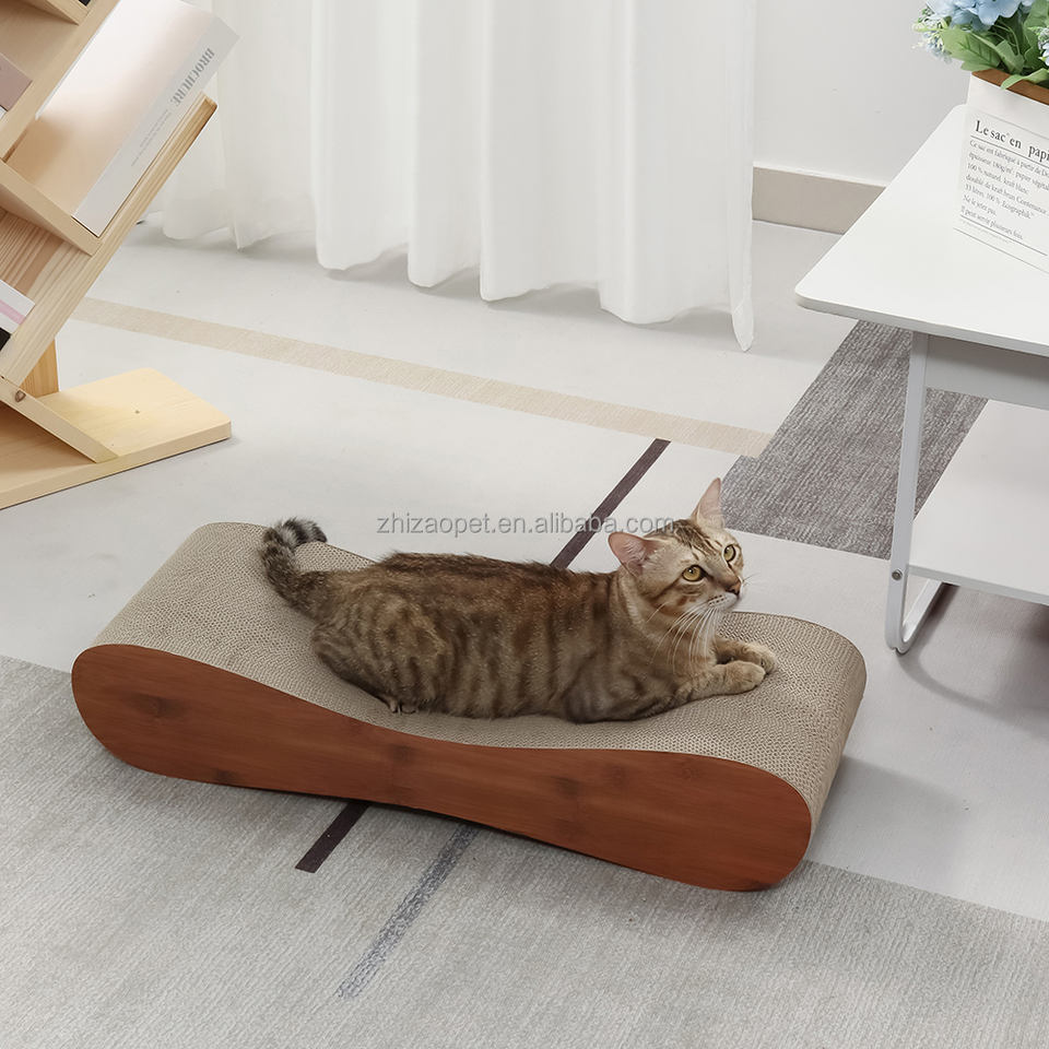 Luxurious Modern Cat Lounge Board Durable Paper Corrugated Cardboard ...