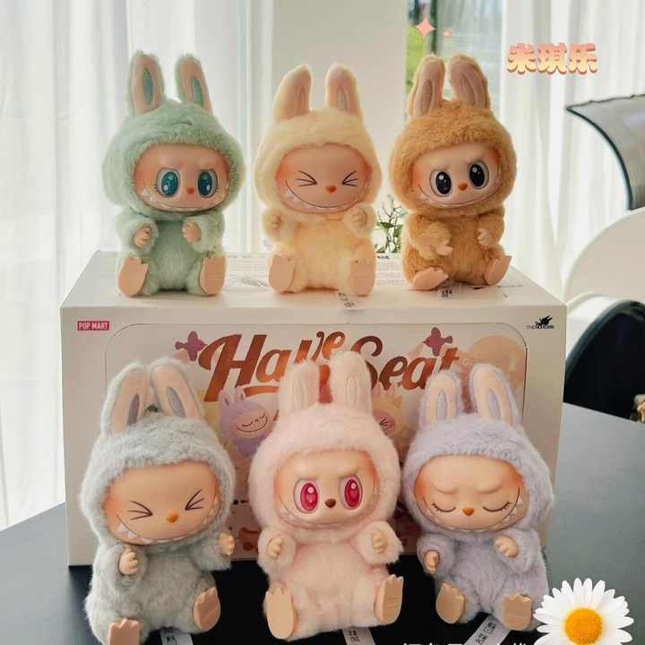LABUBU Second Generation Bubble Mate Plush Trendy PVC Design Surprise ...