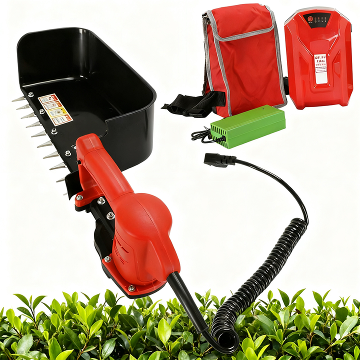 Vertak 24V Cordless Electric Tea Harvester with Backpack Battery ...
