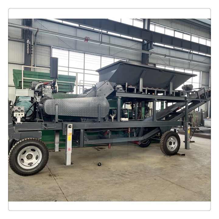 Diesel-Powered 62kw Hammer Crusher with Conveyor Belt Pulverizer ...