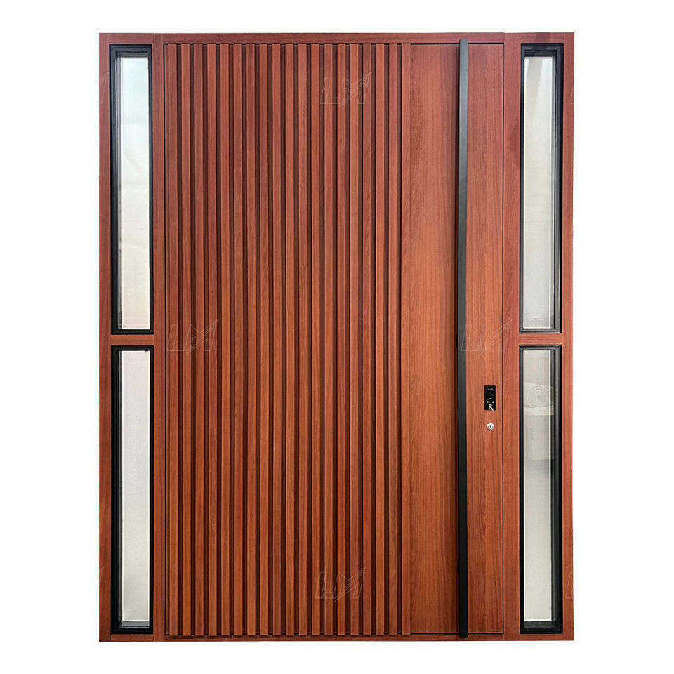 High Quality Original Factory Door with Sidelites Aluminum Exterior ...