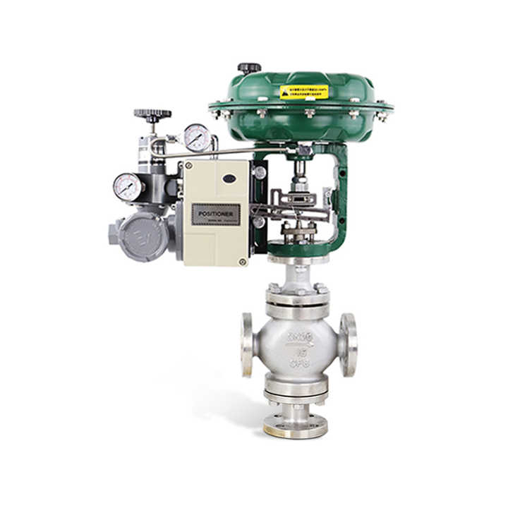 ANSI ASME Industrial Pressure Three Way Pneumatic 3way Flow Mixing ...