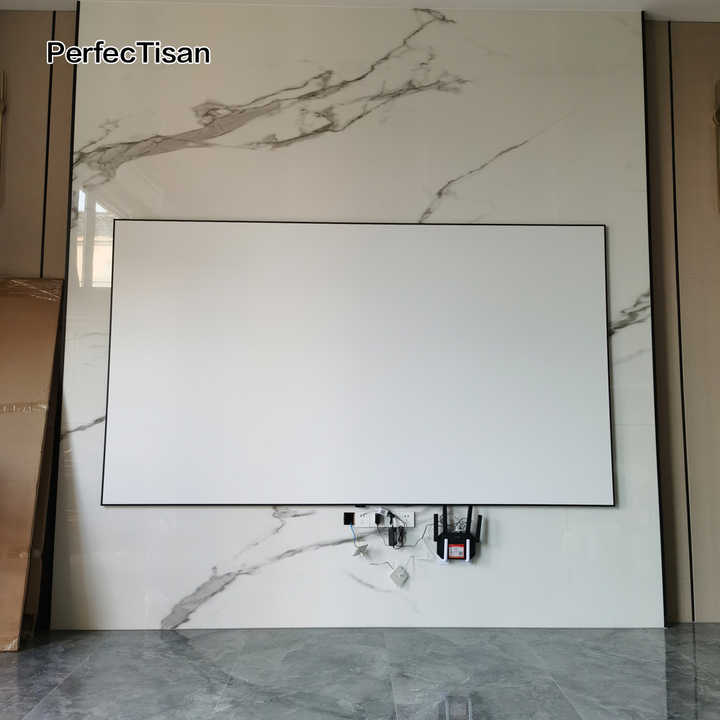 PerfecTisan 150 Inch Screen Fix Frame Projector Screen 4K HD ALR Short ...