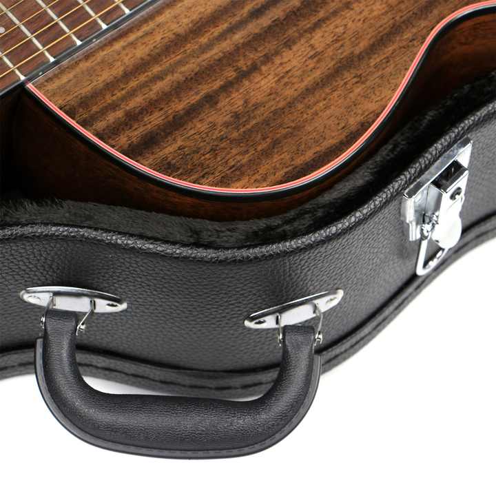 Dreadnought Acoustic Guitar Hard-Shell Carry Case Jumbo 41-inch