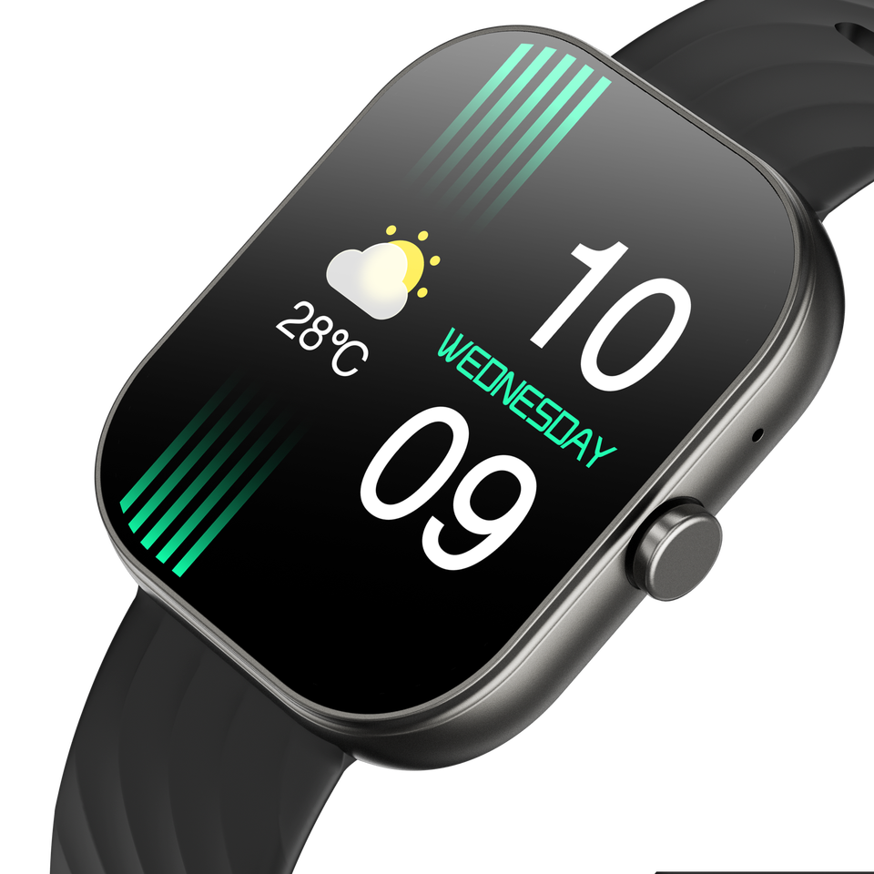 2025 BT Call Compass Smart Watch D02 - Heart Rate & BP Monitor