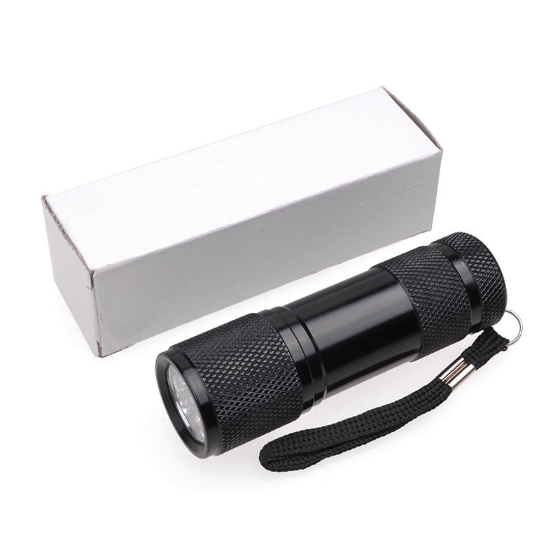 395nm UV LED Flashlight - Mini Torch for Fake Money Detection