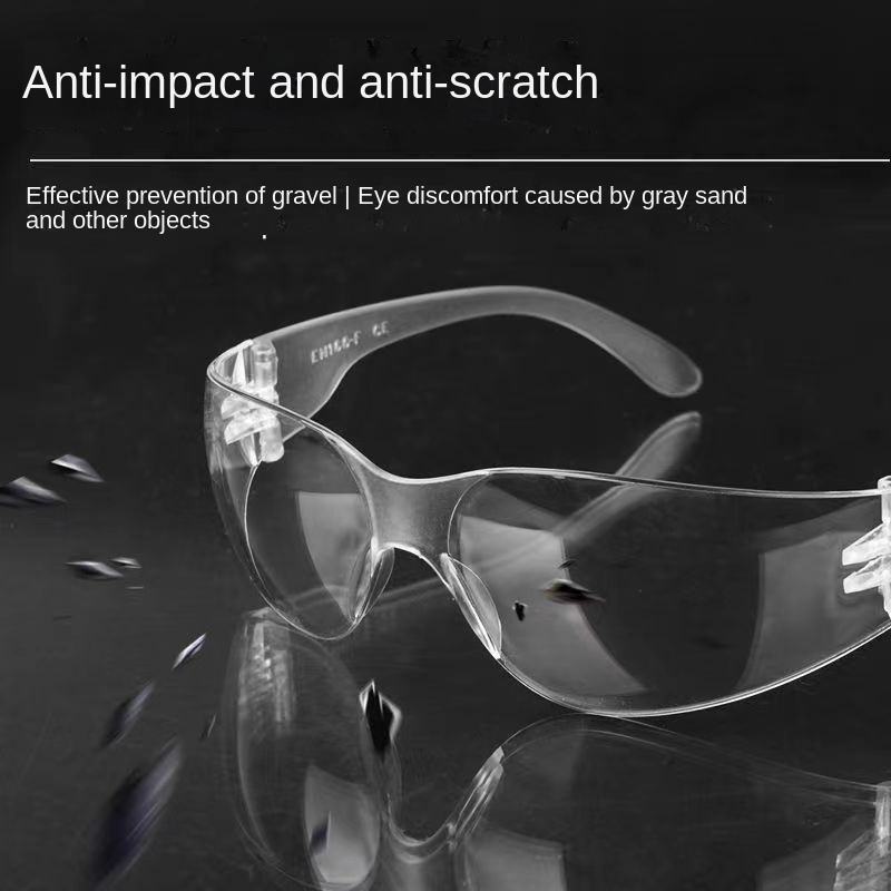 Industrial Construction Worker Safety Glasses Frameless PC Uncoated ...