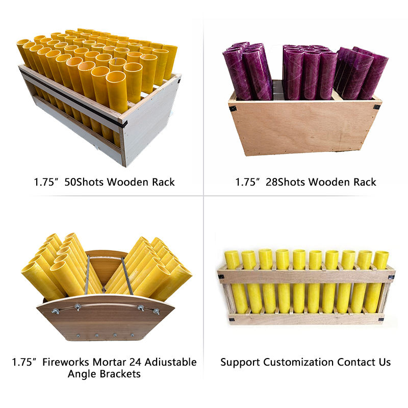 High Quality 1.91 Inch 50 Shots Mortar Tubes Loading Fireworks Display ...