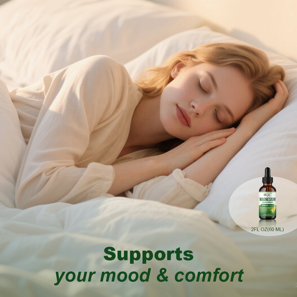1500mg Magnesium Oral Liquid Drops Lemon Flavor Bowel Function Mood ...