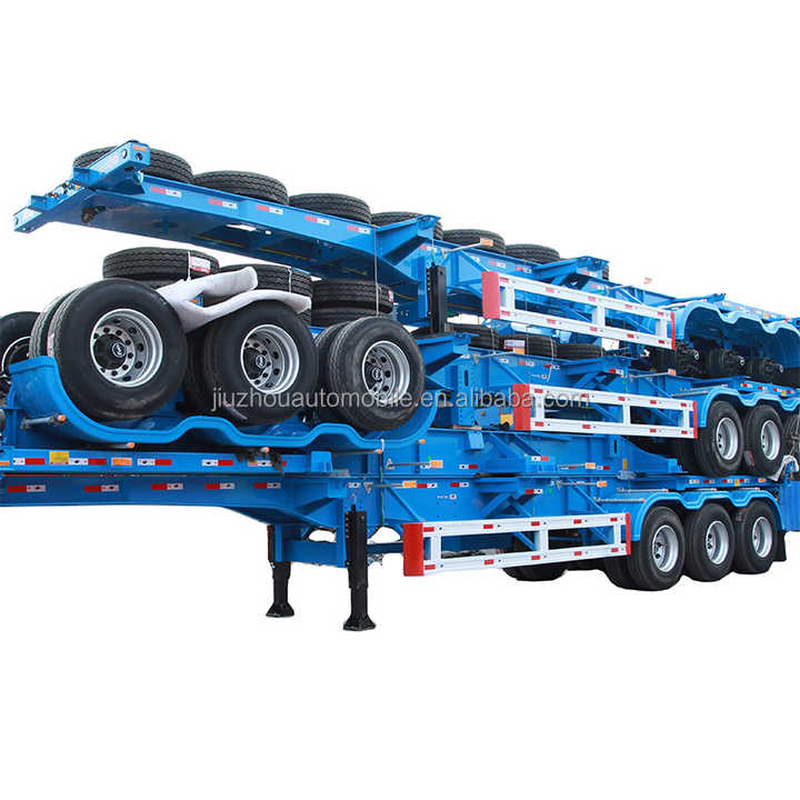 30ton 60 Tons 80 Ton 45ft Container Shipping Semi Truck Trailers 3 Axle ...