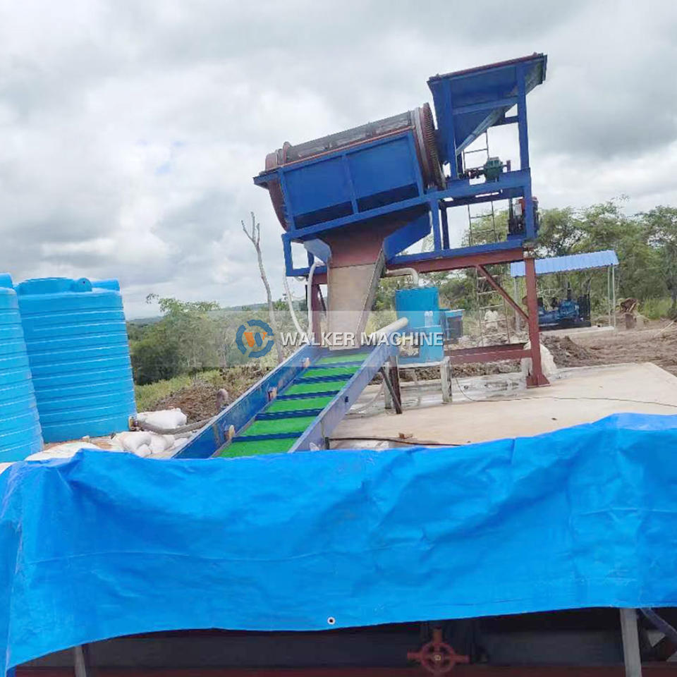 Environment Friendly Mineral Processing Gold Gravity Separation Line ...