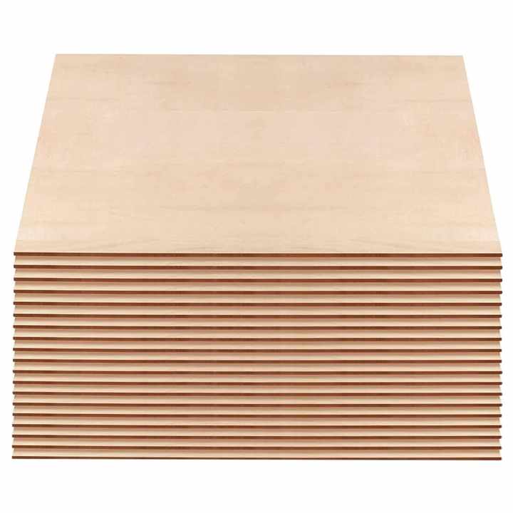 Unfinished Basswood Wood Sheets for Craft and Model Making