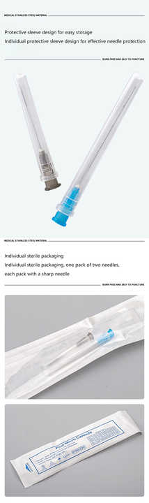 Nanosoft Microneedles Needle 18 21 22 23 25 27 30g/25 38 50 70mm ...