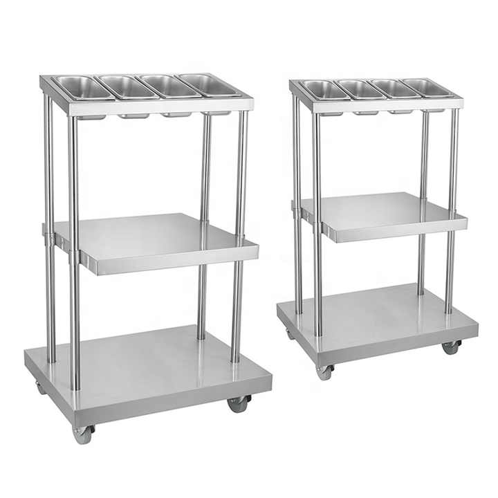 Hotel Buffet Restaurant Commercial Stainless Steel Buffet Trolley ...