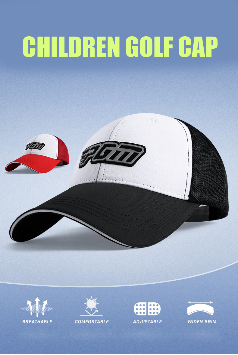 PGM MZ036 preium custom golf breathable cap polyester high quality golf ...