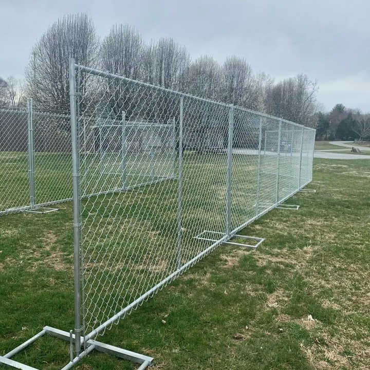 USA Safety Portable Temporary Chain Link Tempoarry Fencing Galvanized ...