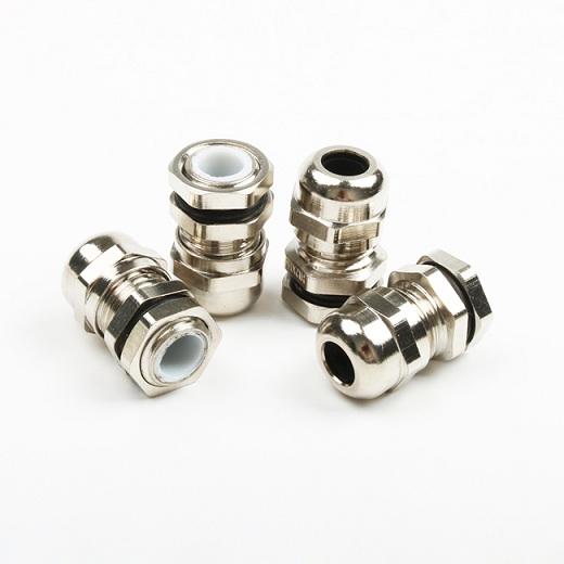Explosion-proof Brass Cable Gland Metric Thread Type CE Flexible Strain ...
