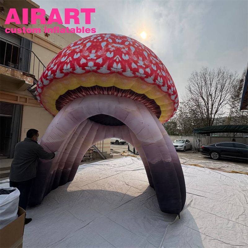 Bespoke Large Size Outside Party Decoration Inflatable Red Mushroom ...