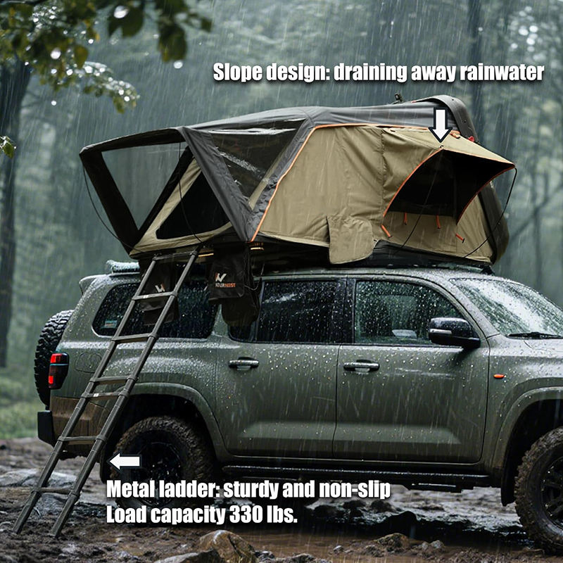 Outdoor Camping Compact Truck Tent Truck RTT Truck Roof Top Tent ABS ...