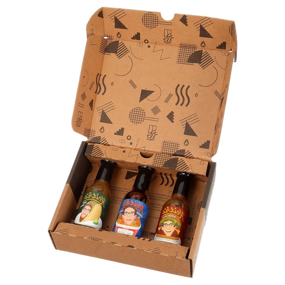 Custom Paper Carton for Hot Sauce Bottle Shipping Gift Box