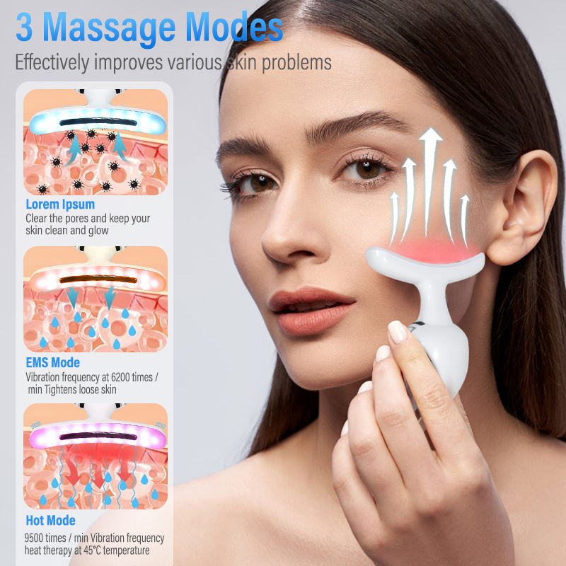 Electric Pulse Hands Free Electric 6 Mode Neck Kneading Massager ...