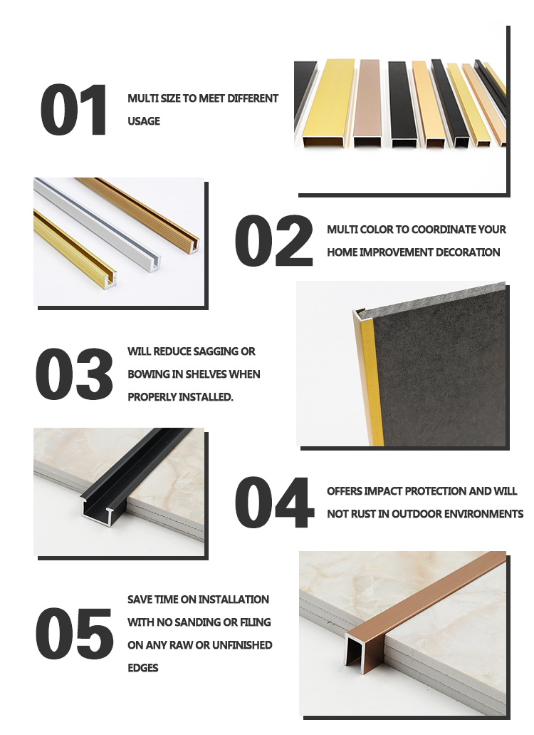 Customized U Shape Edge Protection Aluminium Manufacturers, Suppliers ...