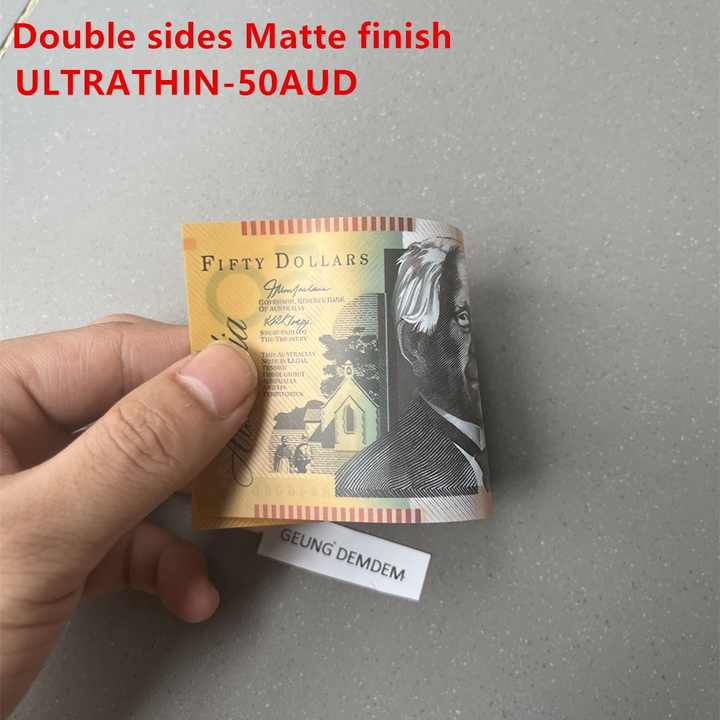 Top Quality Polymer AUD Prop Money - Trending & Environmentally Friendly