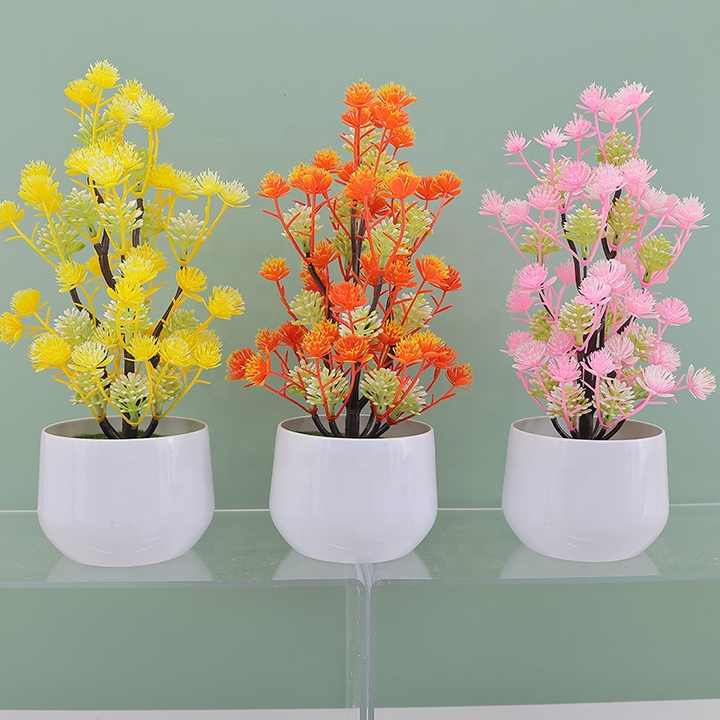 Artificial Flower Living Room Decoration Home Decoration Plastic Plant ...