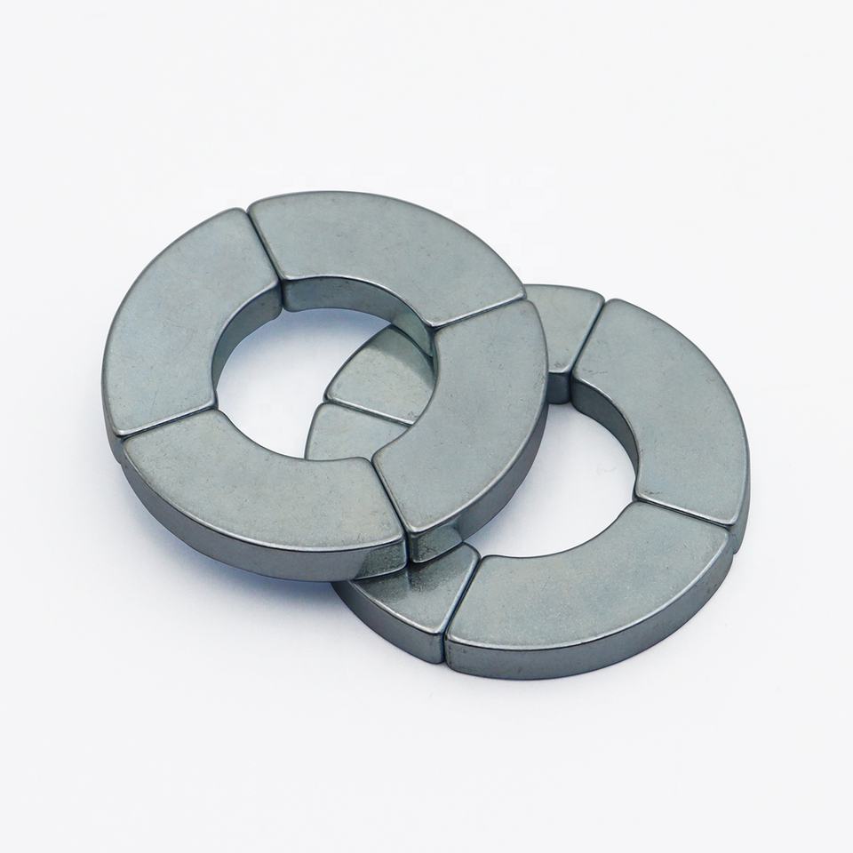 90 Degree Arc Shape Neodymium Magnet - Industrial Use