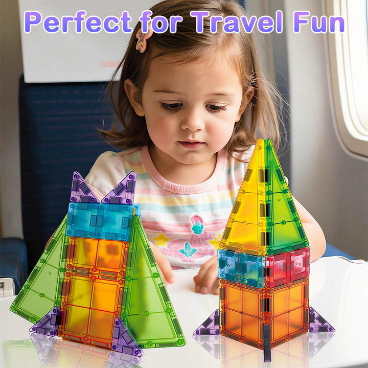32PCS Mini Magnetic Building Blocks - STEM Educational Toys