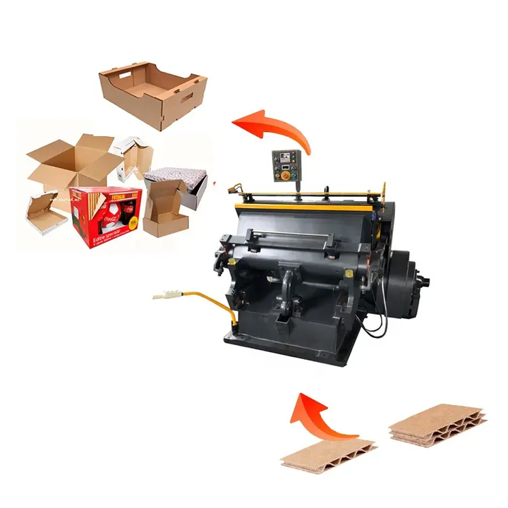 Semiautomatic Carton Cardboard Punch Die Cutting Press Machine for ...