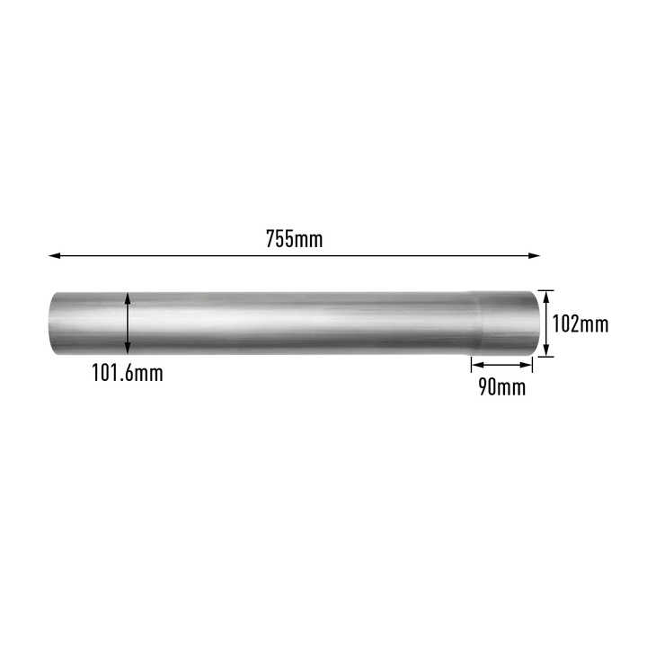 4 Inch Downpipe Exhaust Pipe System for 2019-2022 Ram Cummins 6.7L ...