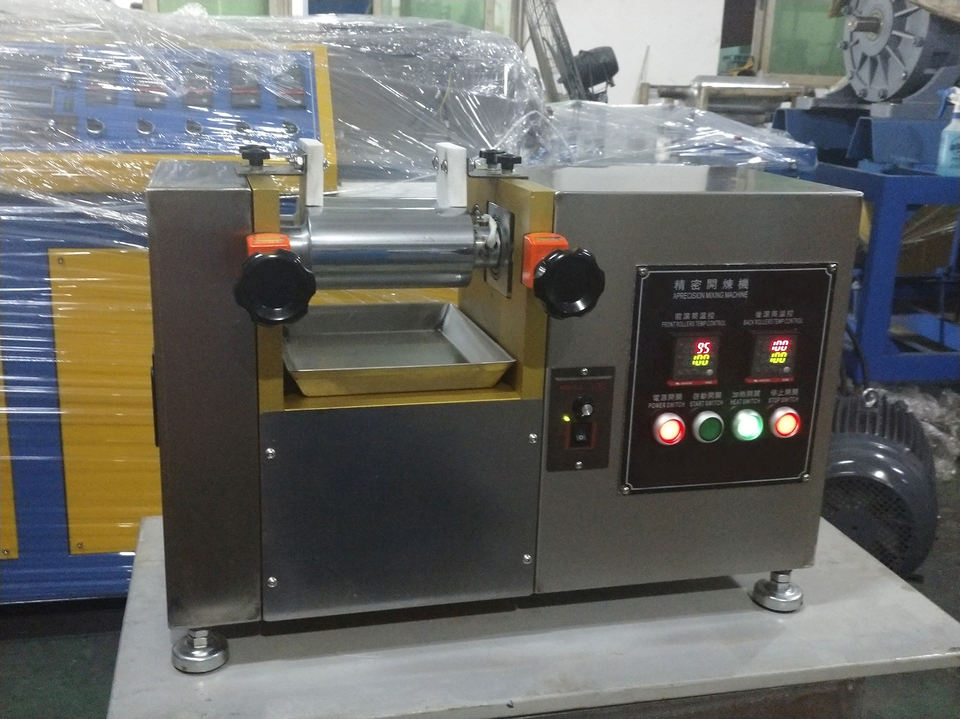 2 Inch Lab Two Roll Mill | Plastic & Rubber Open Mixing Machine ...