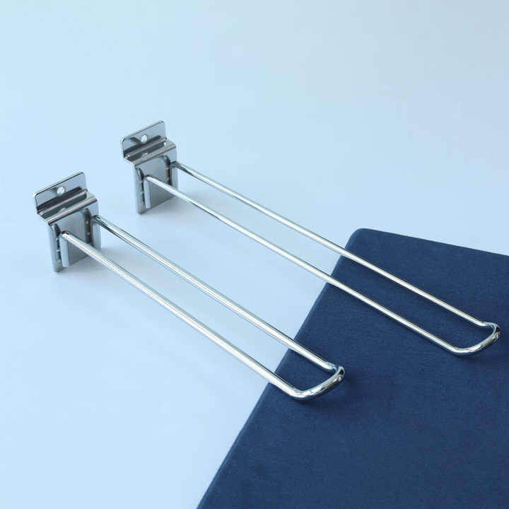 Hypermarket Slatwall Display Double Hook for Supermarket Shelf Hook ...