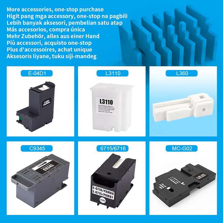 잉크 탱크 GI-490 GI490 GI 490 프리미엄 호환 물 기반 병 리필 잉크 캐논 Pixma G2400 G2410 ...