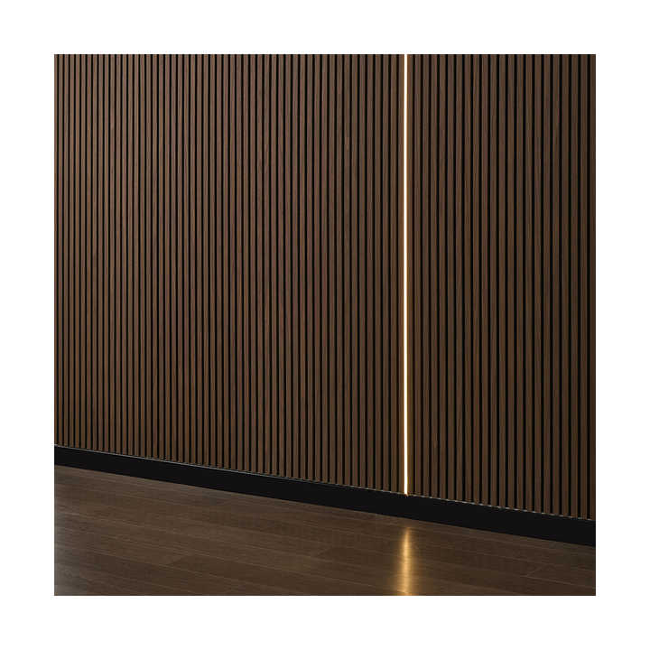 Acoustic Panels Acoustical Linear Wood Panel LED Slatted Wall Panels ...