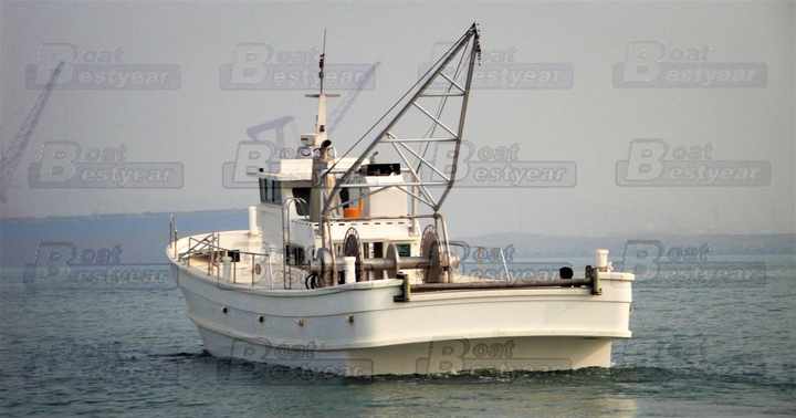 18m Fiberglass Lobster Fishing Boat - Commercial Trawler