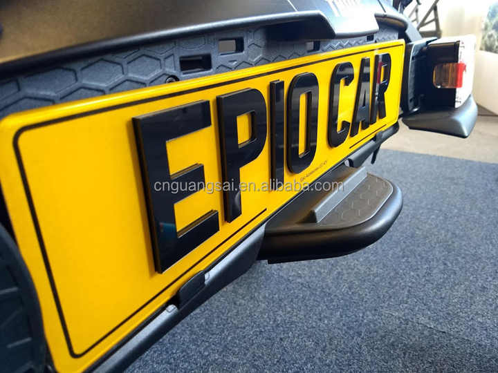 Custom Acrylic Letters with 3M Adhesive for Car Plates