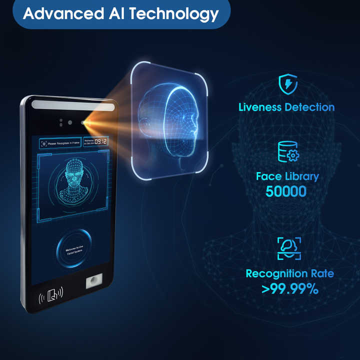 Smart AI Facial Recognition Device - Secure & Efficient