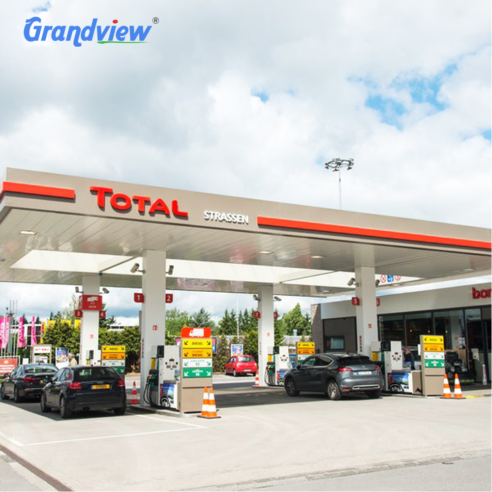 Samsung Totem Display for Petrol Stations - Digital Advertising