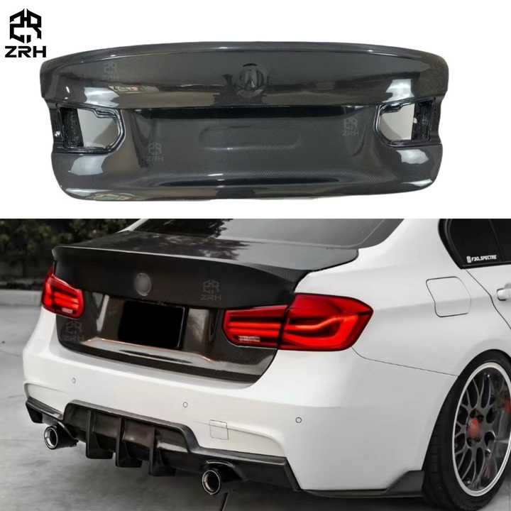 High Quality CSL Style Carbon Fiber Rear Trunk Boot Lid Cover for BMW 3 ...