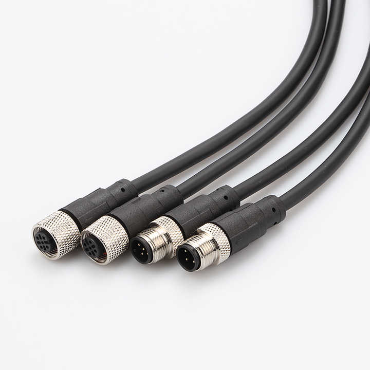 Industrial M5 M8 M12 M16 M23 7/8 Molded Circular Pvc Pur 3p 4p 5p 6p 8p Ip67 Ip68 Waterproof ...