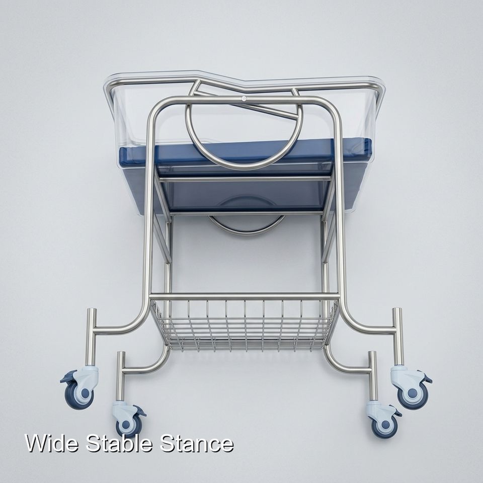 Keling Medical Reinforced Hospital Baby Crib Providing Maximum Patient ...