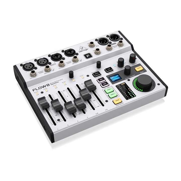 Behringer Flow 8 Digital Mixer with 48V Phantom Power & 16 Effects ...