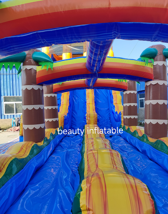 Large 30ft Tall Inflatable Waterslide Pool Commercial Grade Slide ...