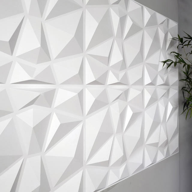 3D Wallpaper Cladding Interior Wall Boards 50*50 cm Waterproof Sheet ...