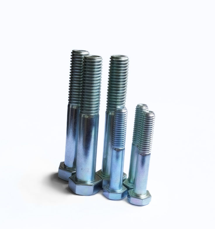 M10 DIN931 Carbon Steel Half Thread Bolts Grade 8 Zinc Plated Metric ...
