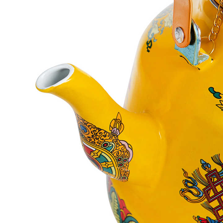 3.3L Unique Designs Tea Pot Coffee Kettle Camping Enamel Kettle with ...