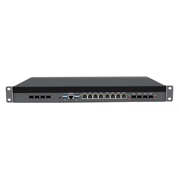 BKHD OEM 1U Rack B760 12-14th Gen 8*2.5G LAN 8*10G SFP+ VPN OpenSense ...